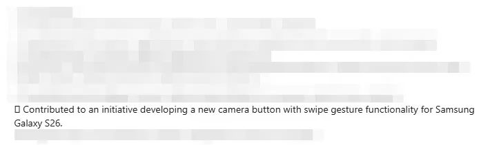 Samsung Briefly Flirted With a Camera Button for the Galaxy S26 Series ...