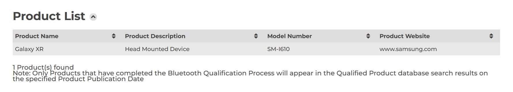 Samsung Galaxy XR Receives Bluetooth Certification, Launch Imminent ...