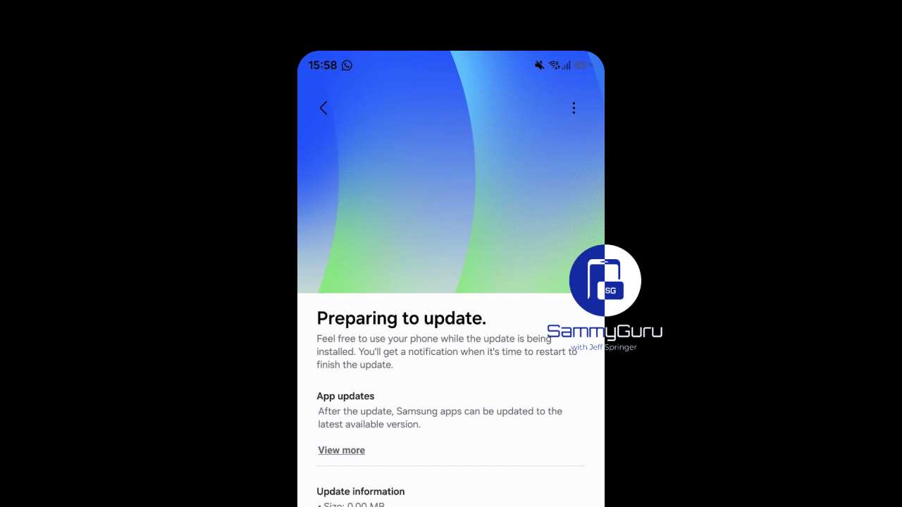 Check Out One UI 8.5’s Revamped Software Update Screen - SammyGuru