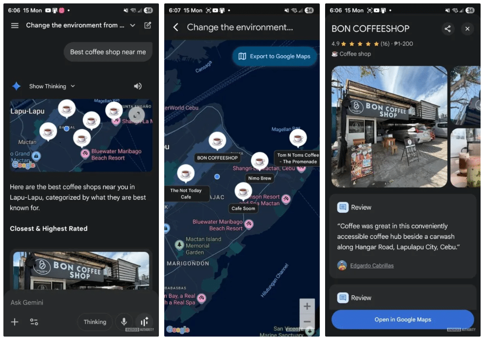 Gemini Gets a Major Google Maps Upgrade for Local Search - SammyGuru