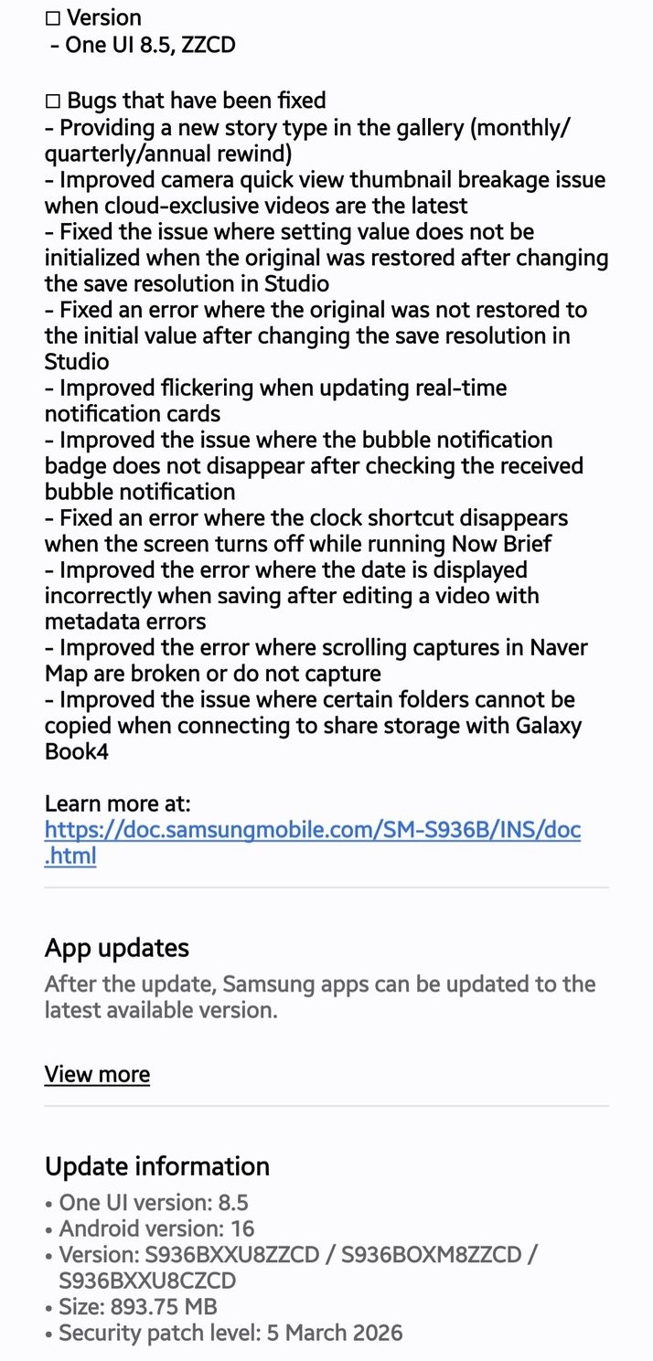 Breaking! Samsung Releases One UI 8.5 Beta 8 for Galaxy S25 - SammyGuru